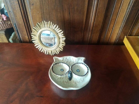 Vallauris Owl Pin Tray Bowl or Table Center French Mid 20th - Etsy