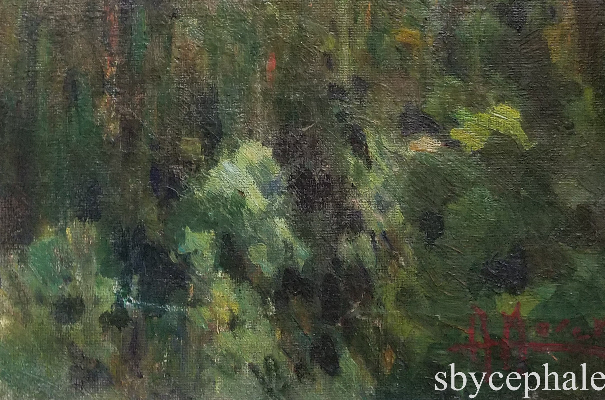 Antonio Moretti 1881-1965 Oil on Canvas Listed Artist Signed Original ...