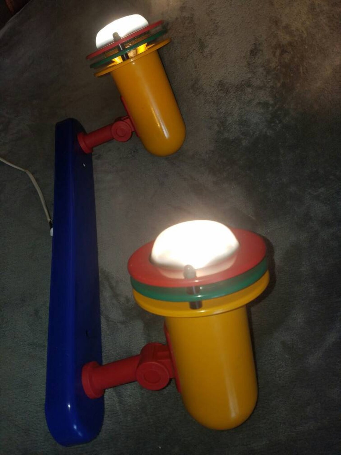 Memphis Design Sottsass Style Spots Wall or Ceiling Double Lights ...