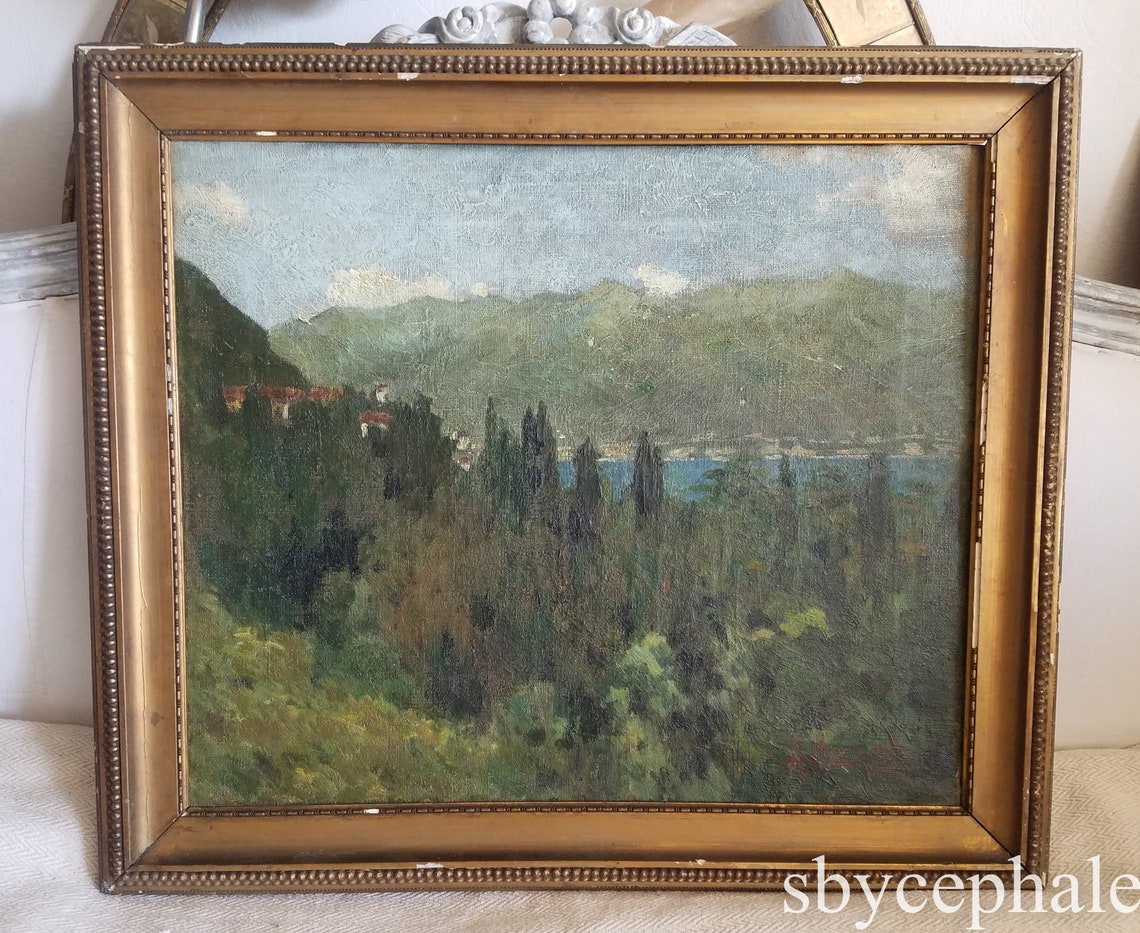 Antonio Moretti 1881-1965 Oil on Canvas Listed Artist Signed - Etsy