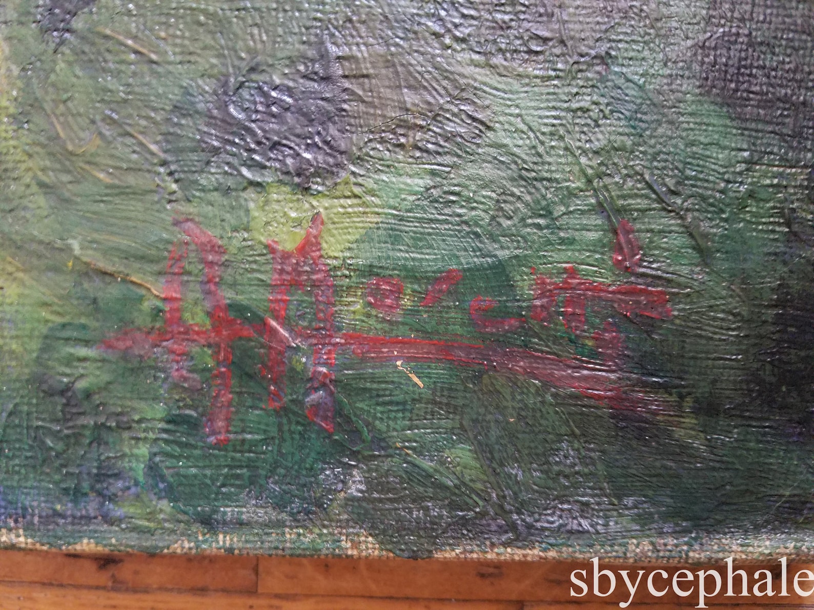 Antonio Moretti Oil Painting, Italian Riviera Landscape, Signed ...