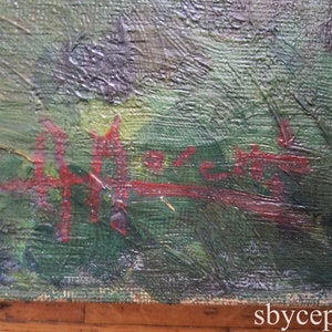 Antonio Moretti 1881-1965 Oil on Canvas Listed Artist Signed Original ...