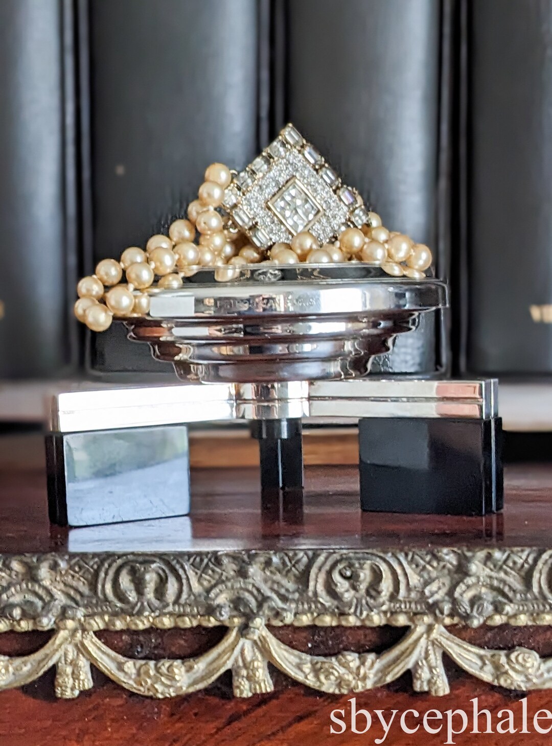 Petrossian Paris Caviar Dish or Jewelry Box or Tray, Vintage Art Deco ...