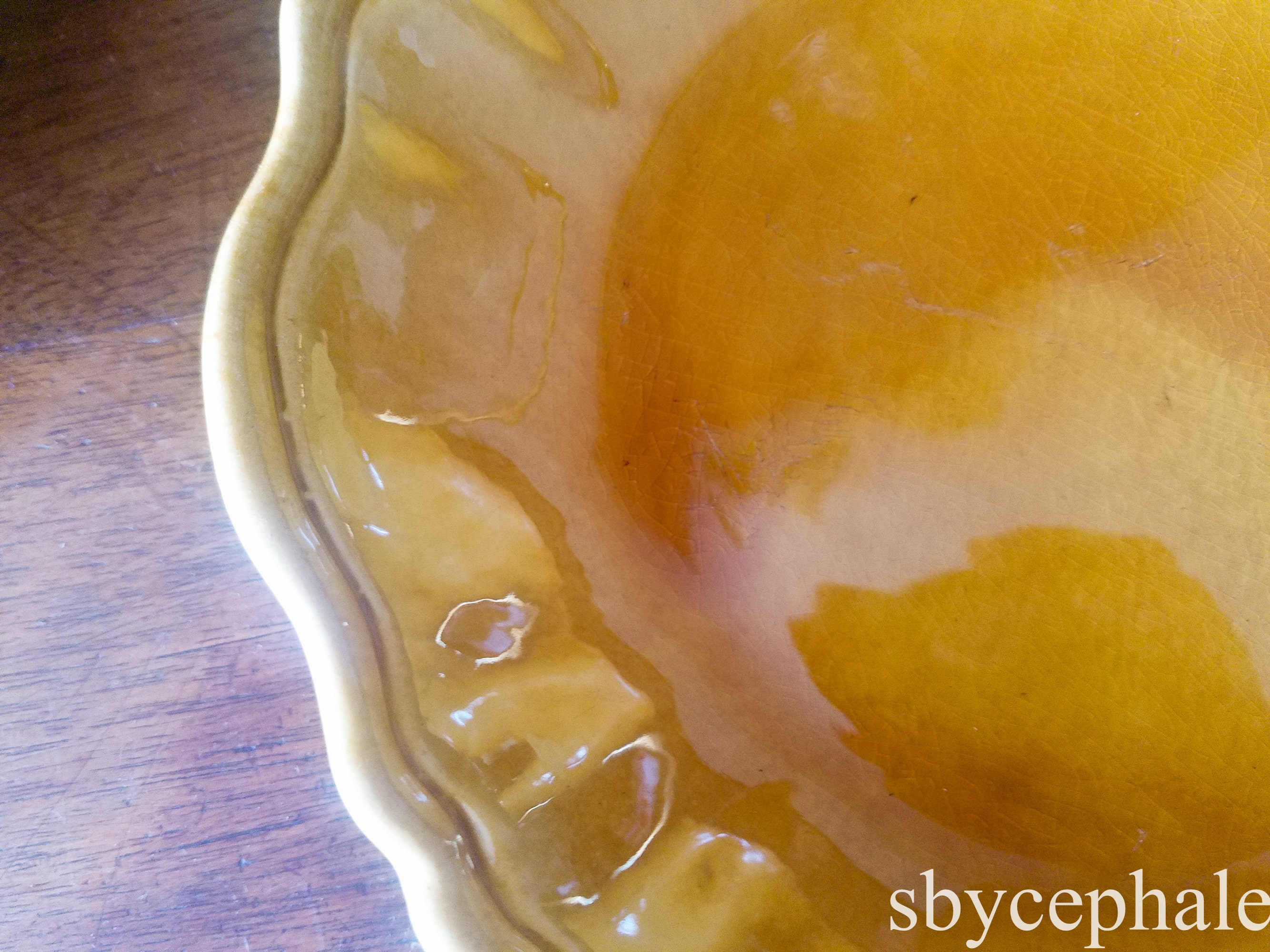 Set of 4 French Provence Vintage Plates Yellow Glaze Vintage - Etsy