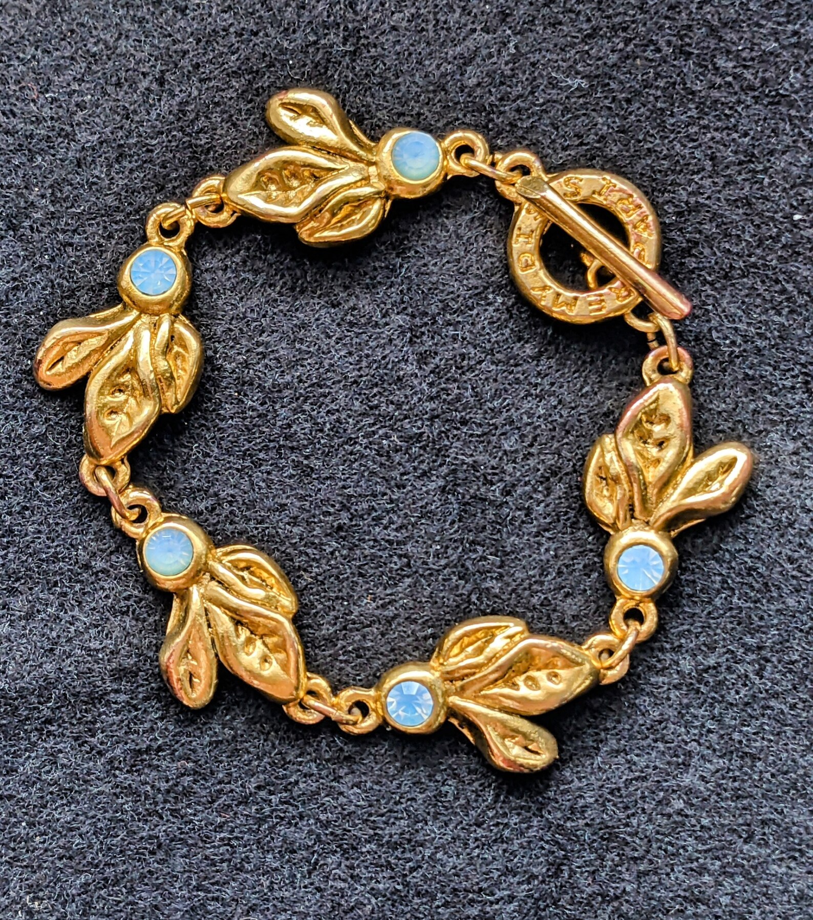 Vintage French Bracelet Rémy Dis Paris Fashion Couture Statement Gilt ...