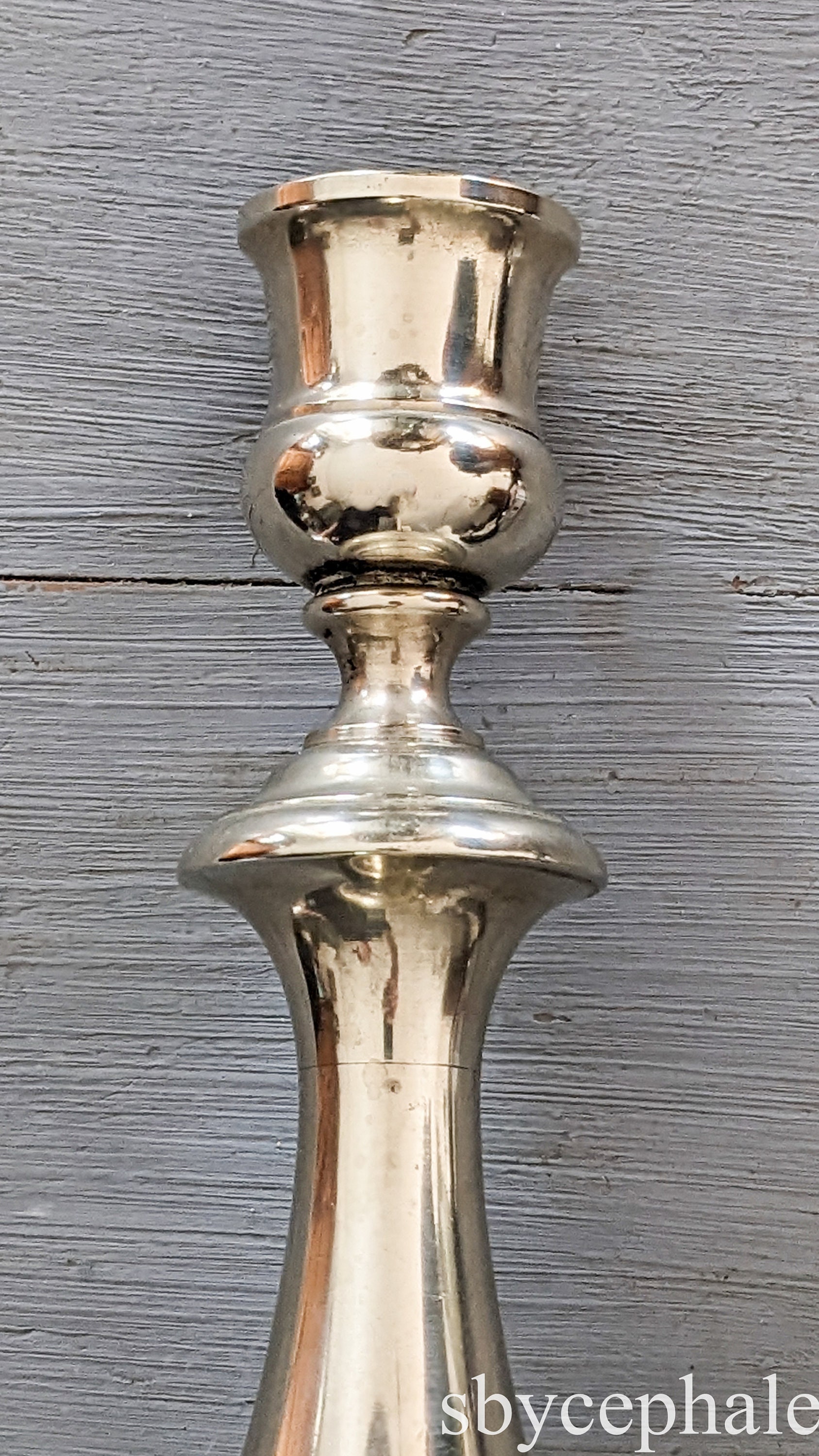 Christofle Paris Candlestick Circa 1910, Signed Antique French Silver ...