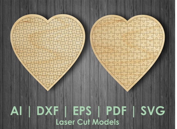 Heart Puzzle Heart Puzzle SVG Puzzle Svg Personalized - Etsy