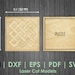 Puzzle SVG Template, Wooden Puzzle Box CDR, Montessori Puzzle SVG ...