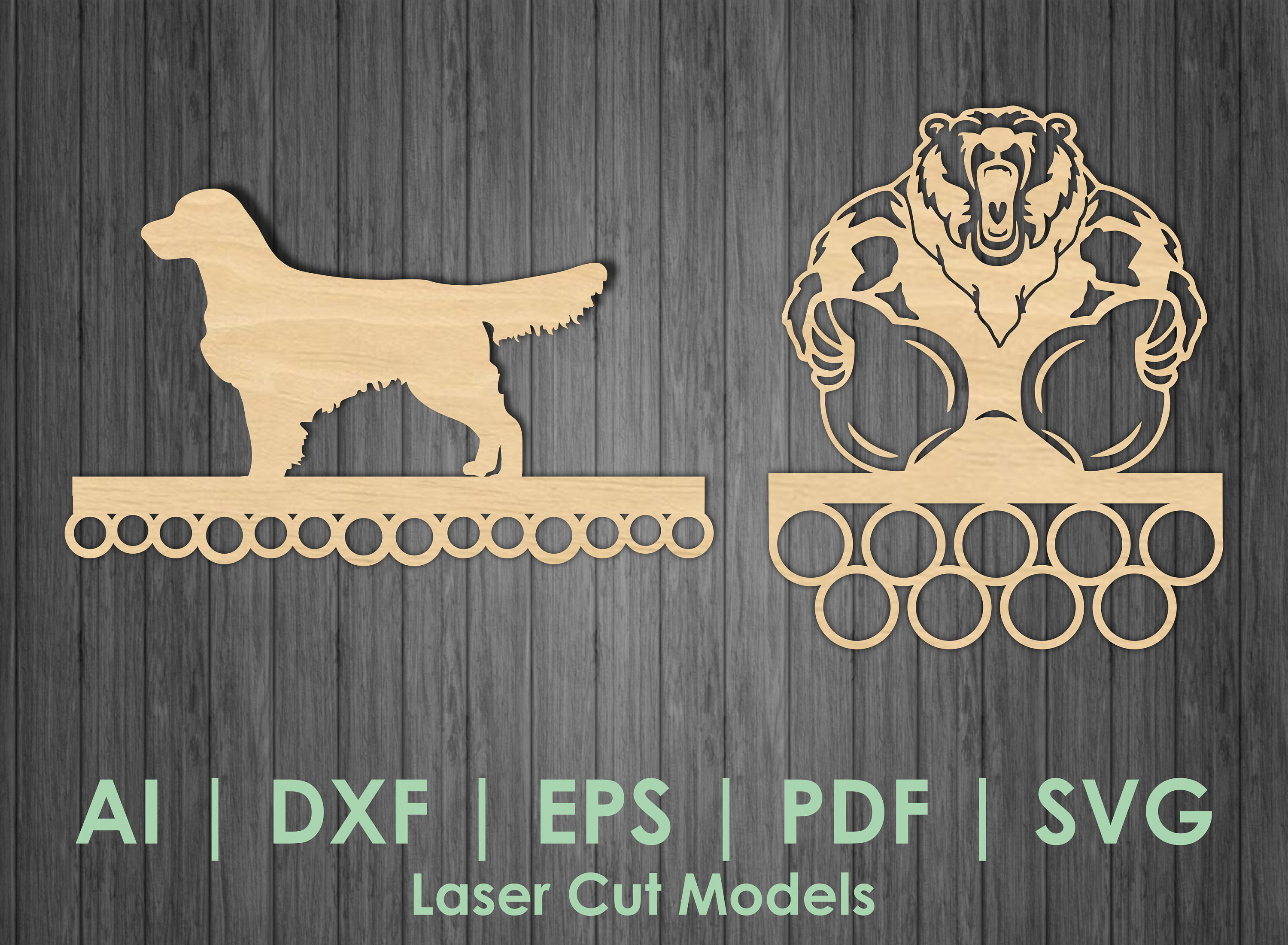 Holder for Medal SVG, Dog Award Medal Holder SVG, Medal Holder Cricut ...