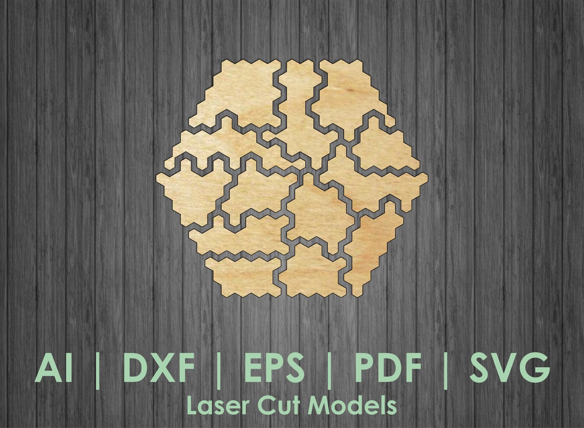 Puzzle Svg, Puzzle Box Svg, Puzzle Template, Puzzle Laser Svg ...