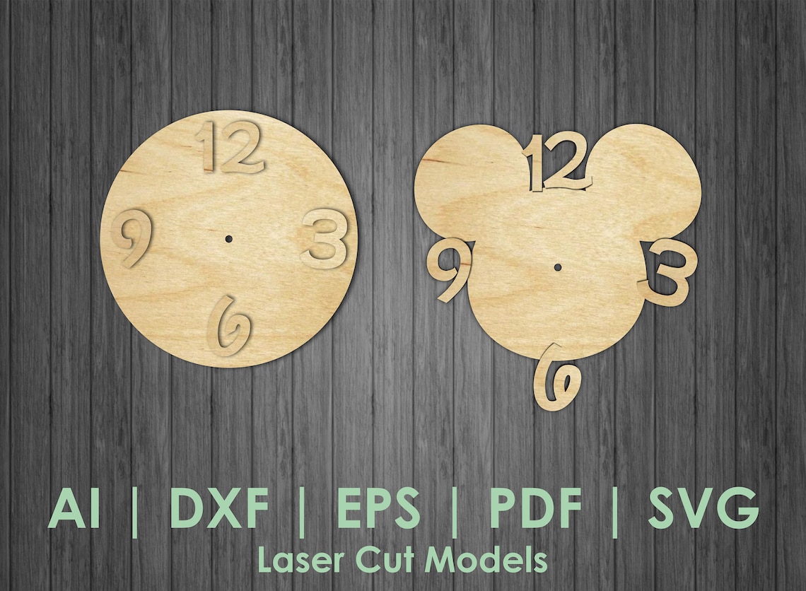 Wooden Watch Pattern, Vector File for Laser Cutting Svg, Dxf, Cdr, Eps ...