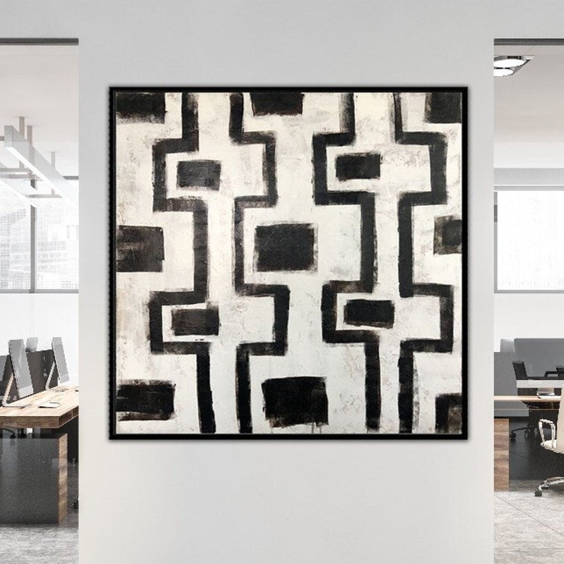 White Textured Painting Wall Art - Etsy