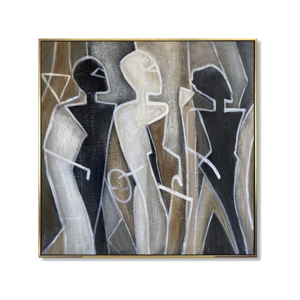Abstract Figure Art - Etsy