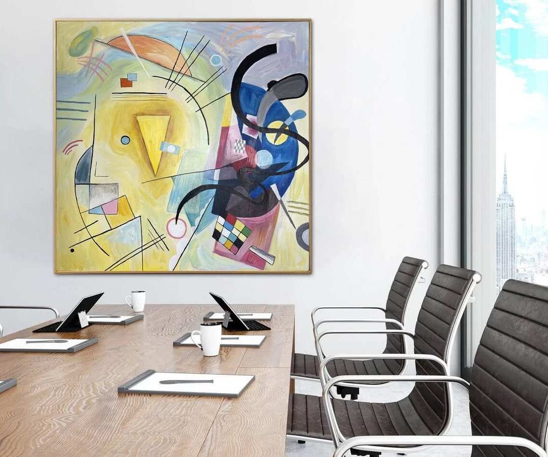 Original Abstract Colorful Kandinsky Style Paintings on Canvas Luxury ...