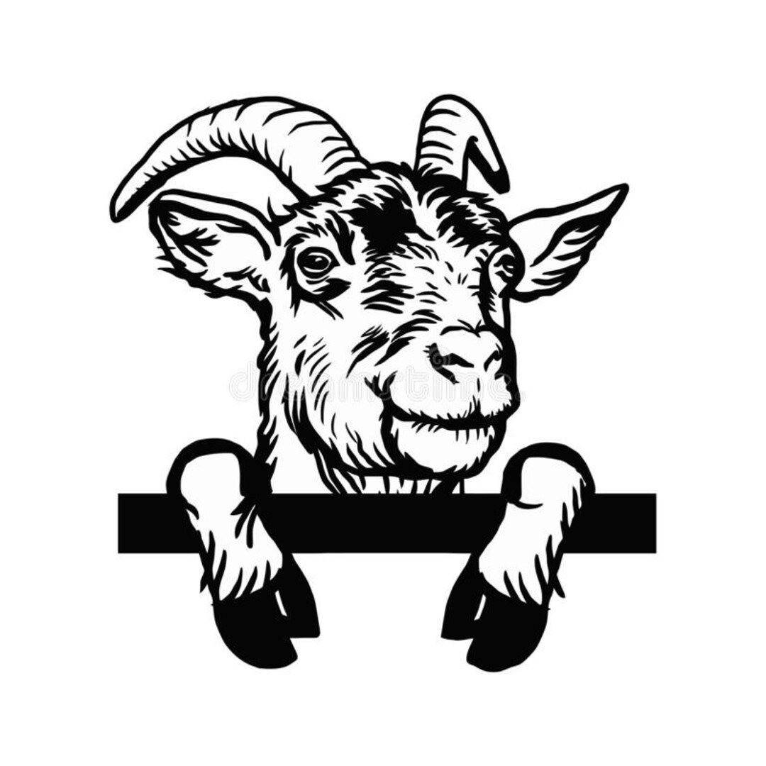 Goat Vinyl Decal - Etsy