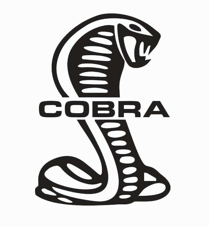 Mustang Cobra Vinyl Decal - Etsy