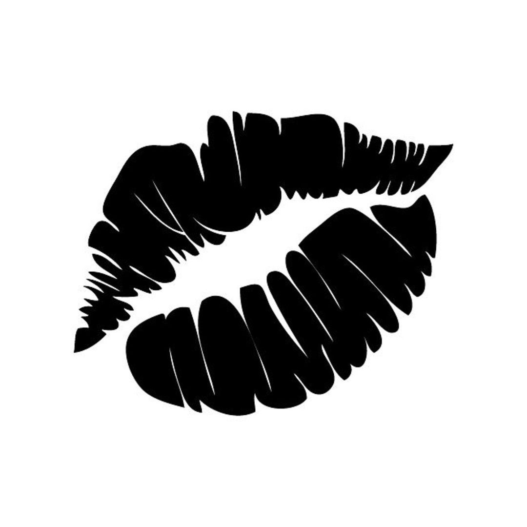 Lips Vinyl Decal - Etsy