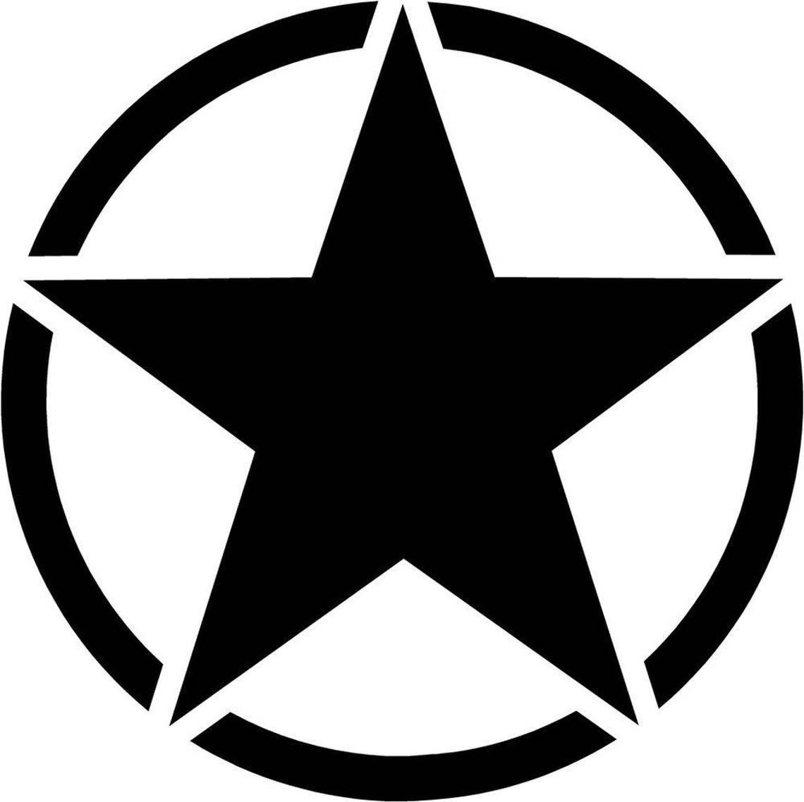 Army Star Vinyl Decal - Etsy