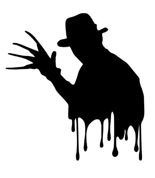 Freddy Krueger Silhouette Vinyl Decal - Etsy
