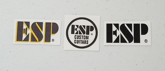 ESP Custom Shop Waterslide Headstock Decal Set | Etsy