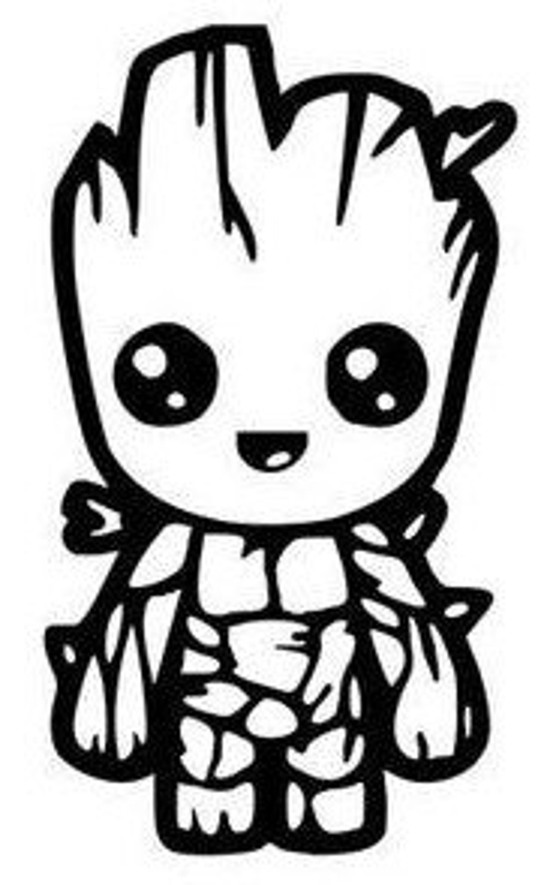 Baby Groot Walking Vinyl Decal - Etsy