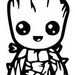 Baby Groot Walking Vinyl Decal - Etsy
