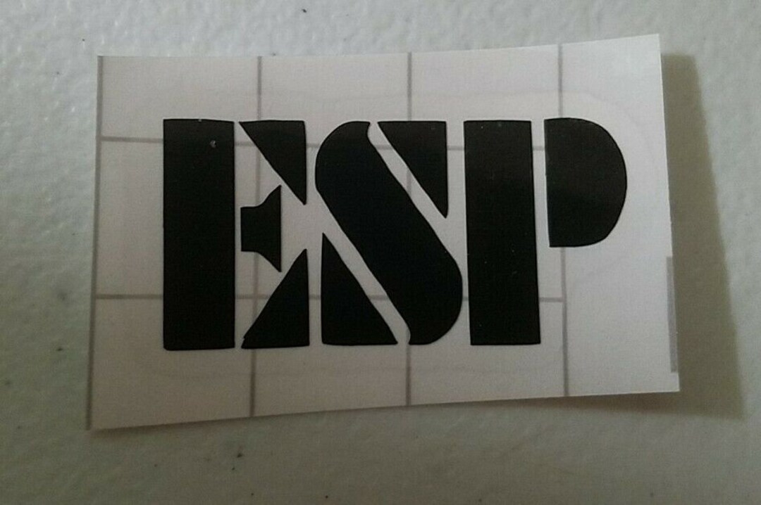 ESP Vinyl YOUR CHOICE Color Headstock Decal - Etsy