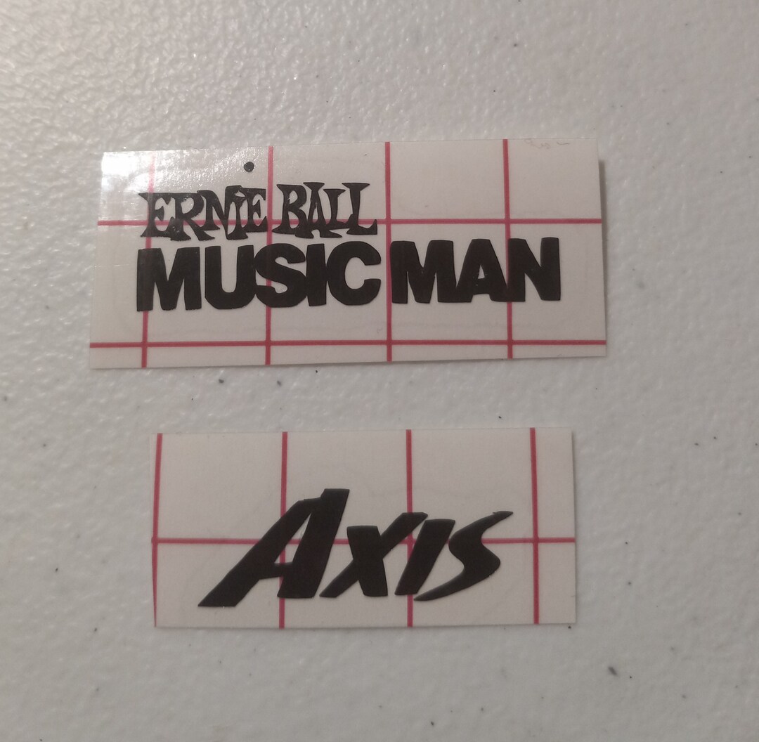 Musicman Axis Vinyl YOUR CHOICE Color Headstock Decal - Etsy