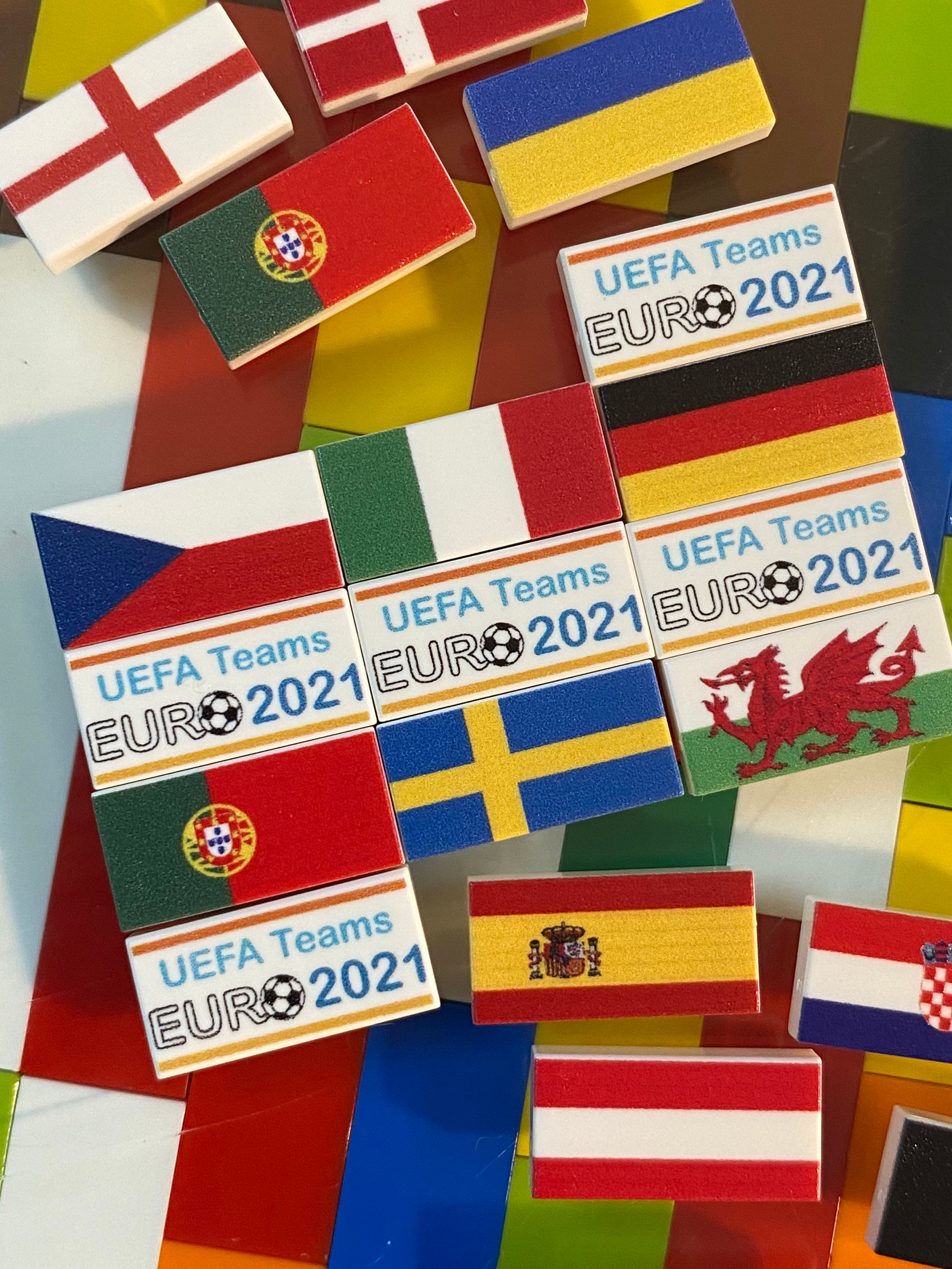 UEFA Euro 2020 Teams 2021 EURO Team bundle 24 FLAGS 1x2 | Etsy