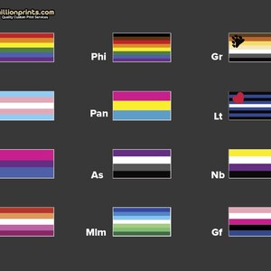 LGBTQIA Pride Flag Tiles 2x4 Tile Pride Flags LGBTQ Diversity Inclusion ...