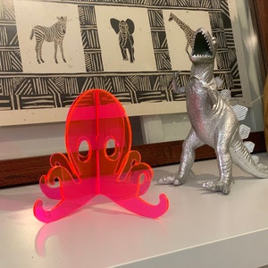 Neon Octopus Sculpture Laser Cut Acrylic - Etsy