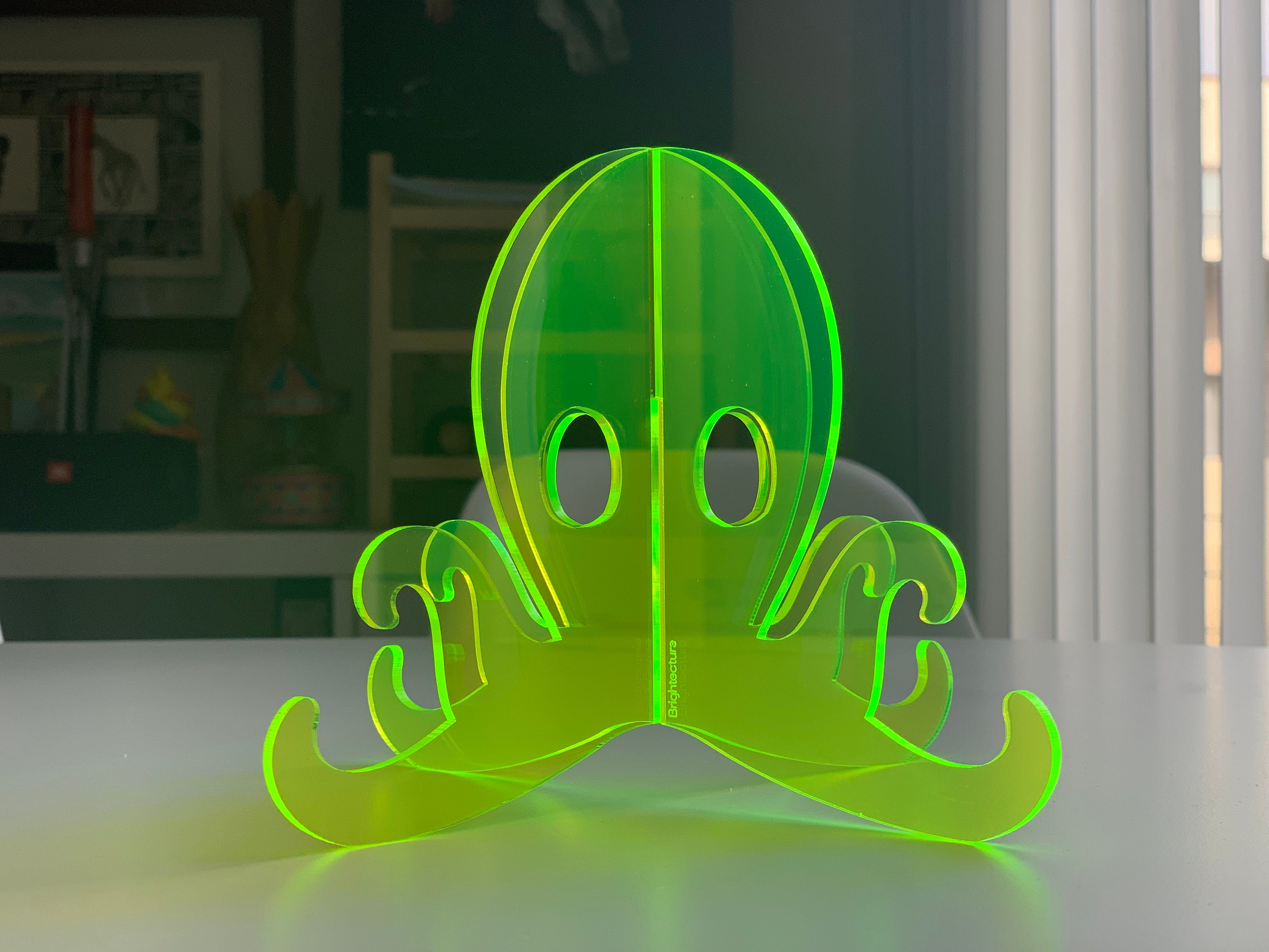 Neon Octopus Sculpture Laser Cut Acrylic | Etsy