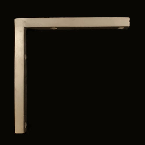 Solid Brass Square Shelf Bracket - Etsy