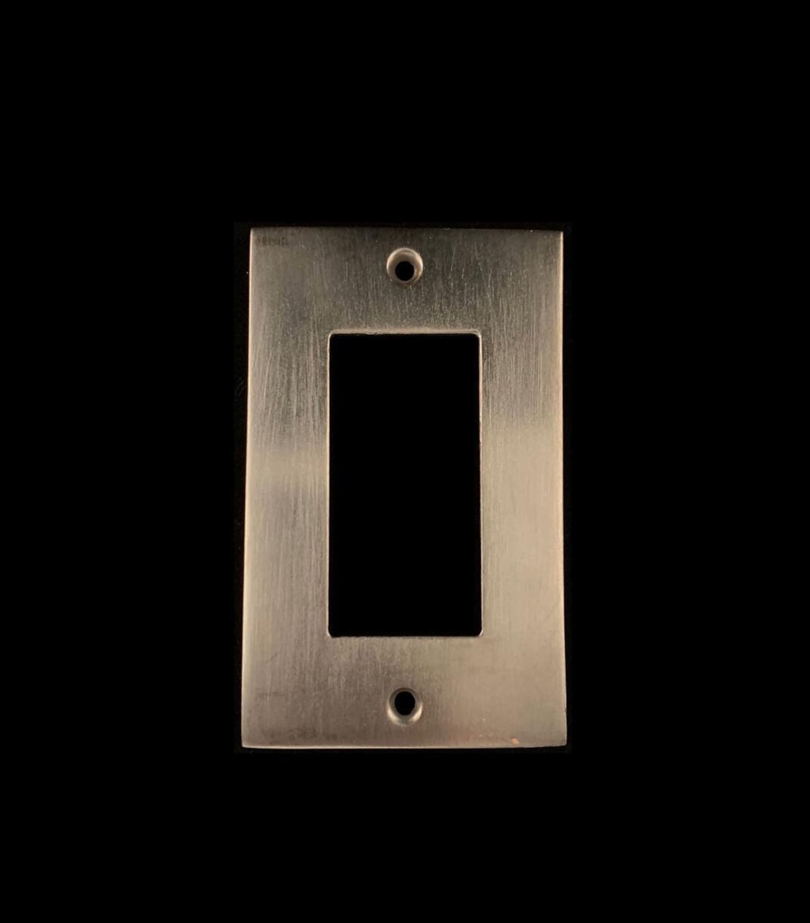 Solid Brass Square Decora Switchplate - Etsy