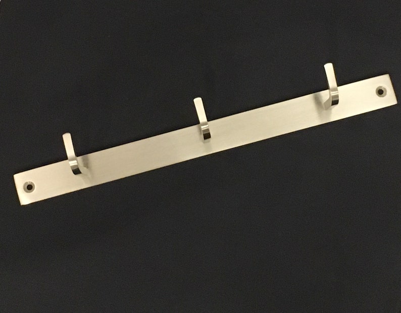 Solid Brass Hook Bar - Etsy