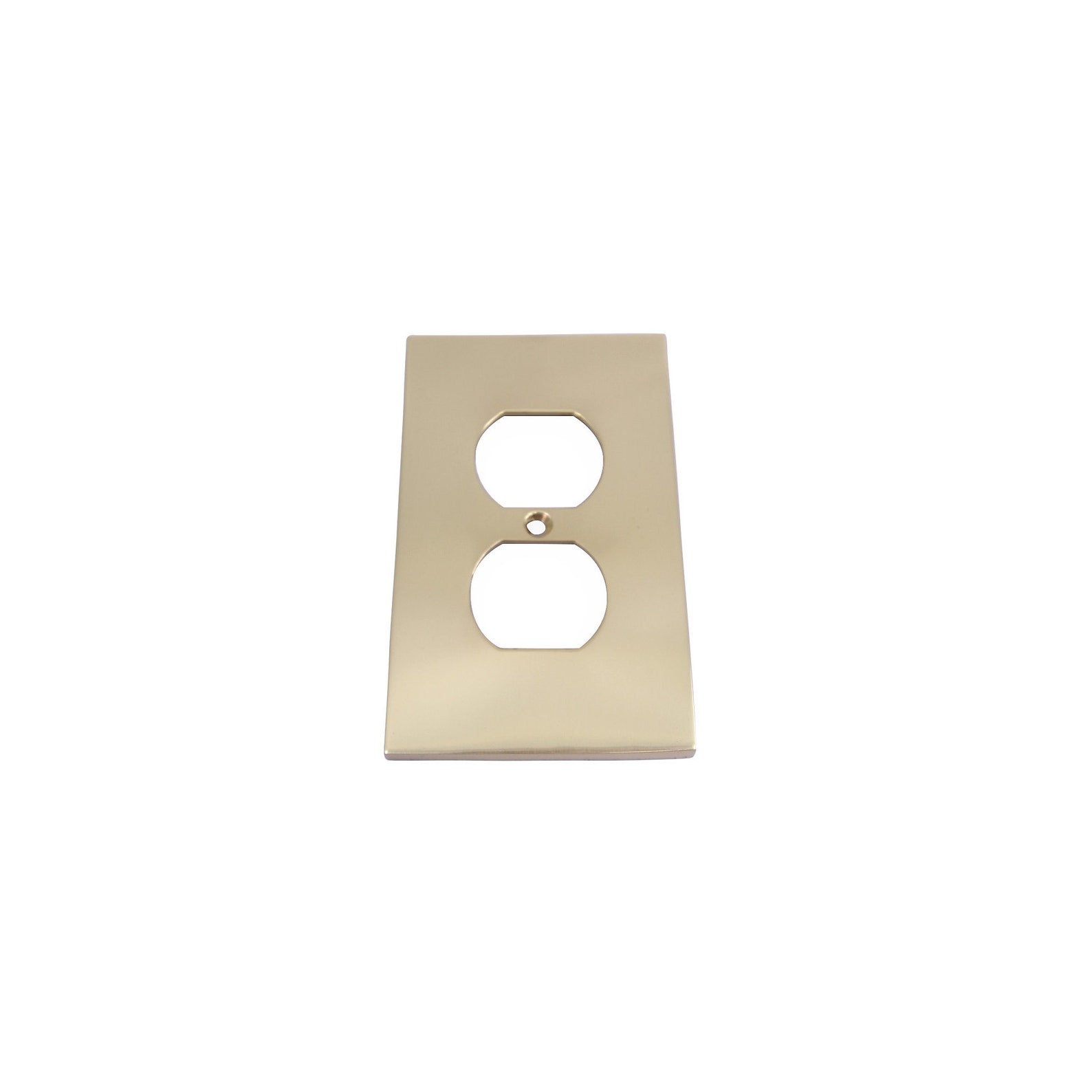 Solid Brass Outlet Wall Plate - Etsy