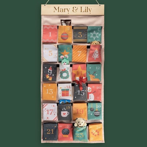 Christmas Tree Fabric Advent Calendar - Etsy