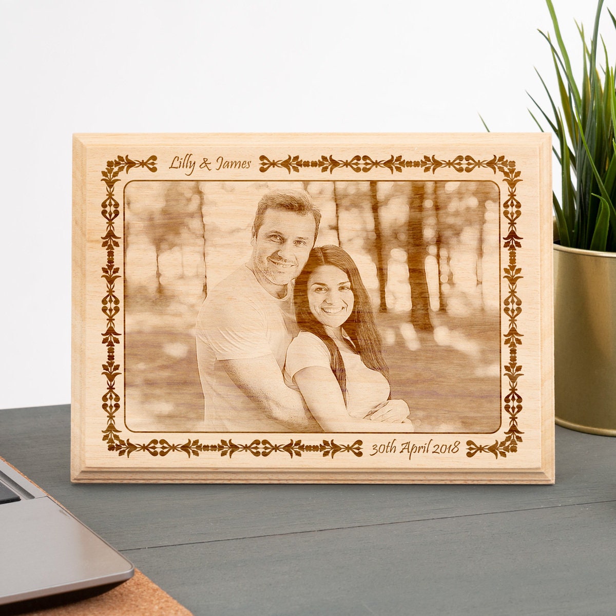 Home Décor Wall Hangings Home & Living wood portrait custom wood photo ...