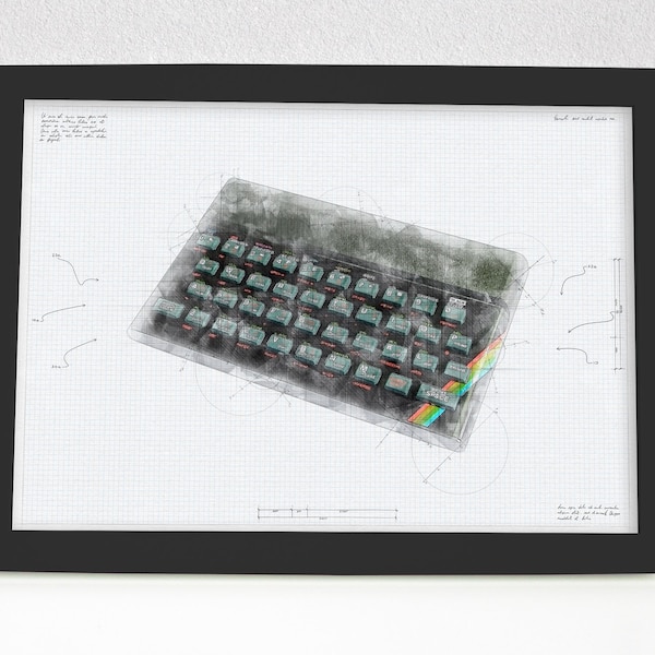 Zx Spectrum Poster - Etsy