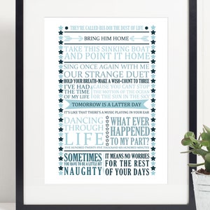 Theatre West End Musical Broadway Quote Art Print Poster - Motivational ...