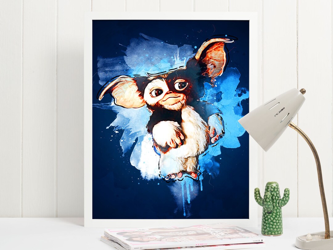 Gremlins Gizmo Art Poster Print Portrait Wall Art Retro 80s - Etsy