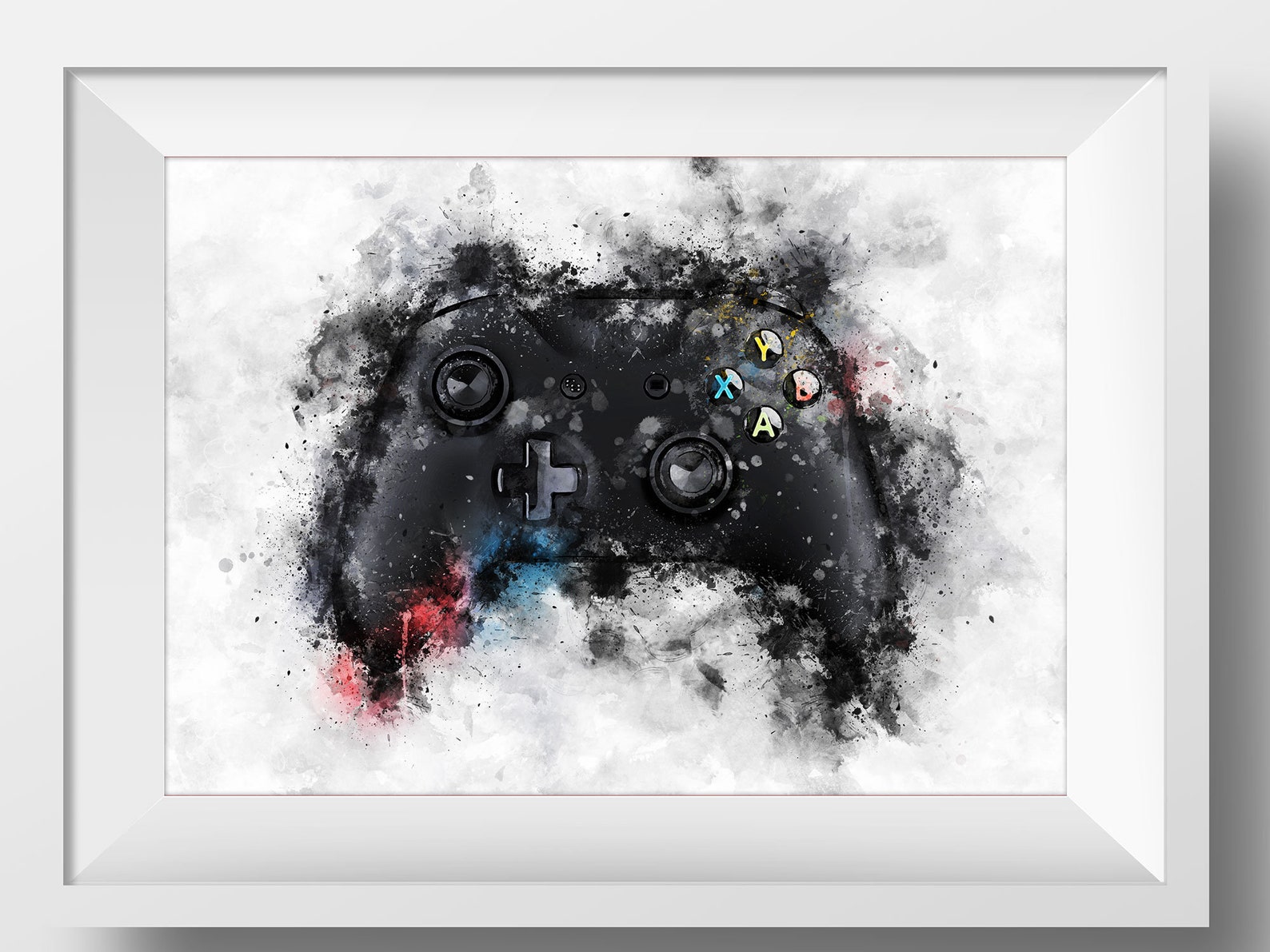Games Controller Wall Art Games Room Gaming Poster - Etsy UK