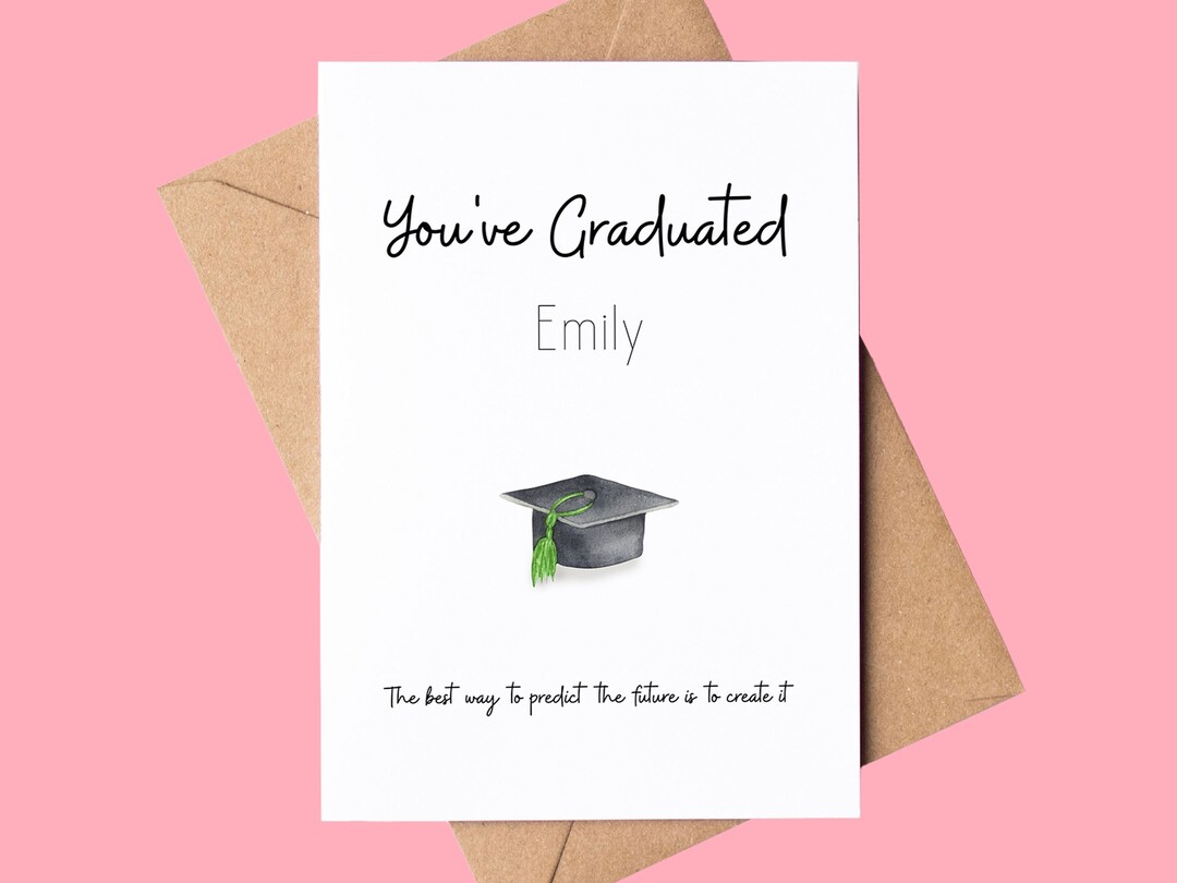 Graduation Day Card | Personalised Card | Graduation | Your Name ...