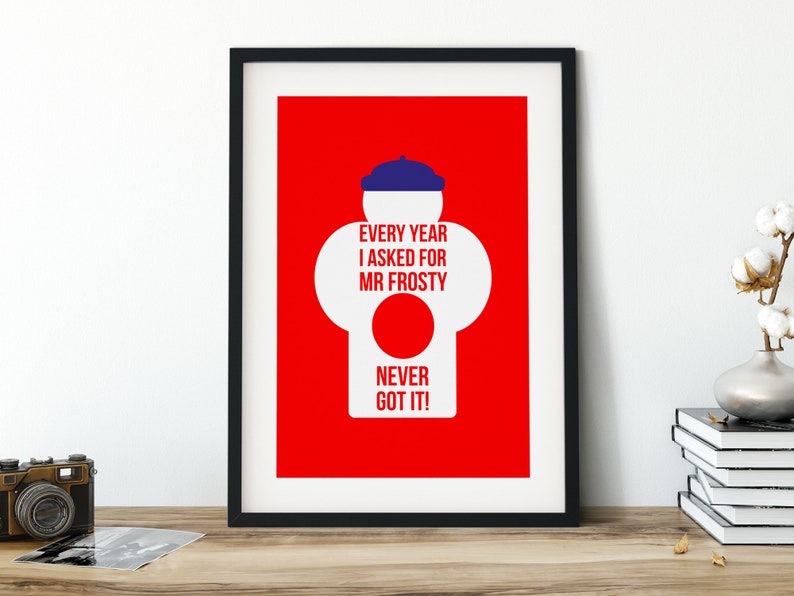 Mr Frosty Print Motivational Inspirational Retro Poster - Etsy