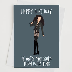 Cher Birthday Card | Personalised | Birthday Greeting Card | Cher Fan ...