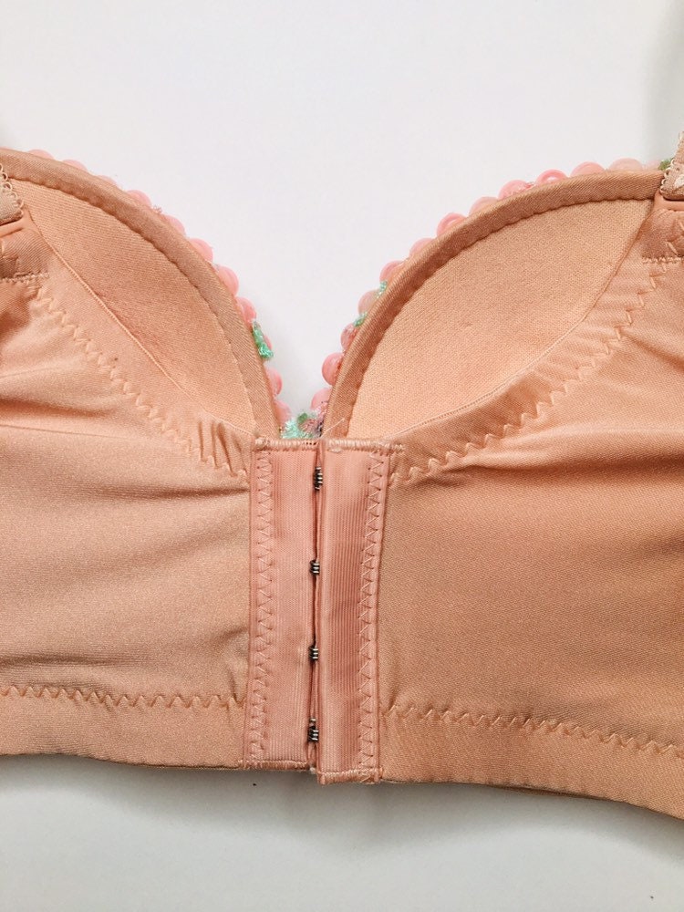 Pink Flower Rave Bra - Etsy