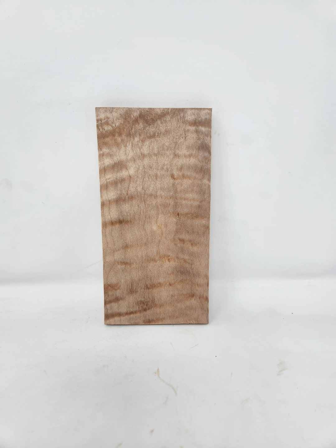 Figured Natural Curly Maple Knife Handle Material Wide Knife - Etsy