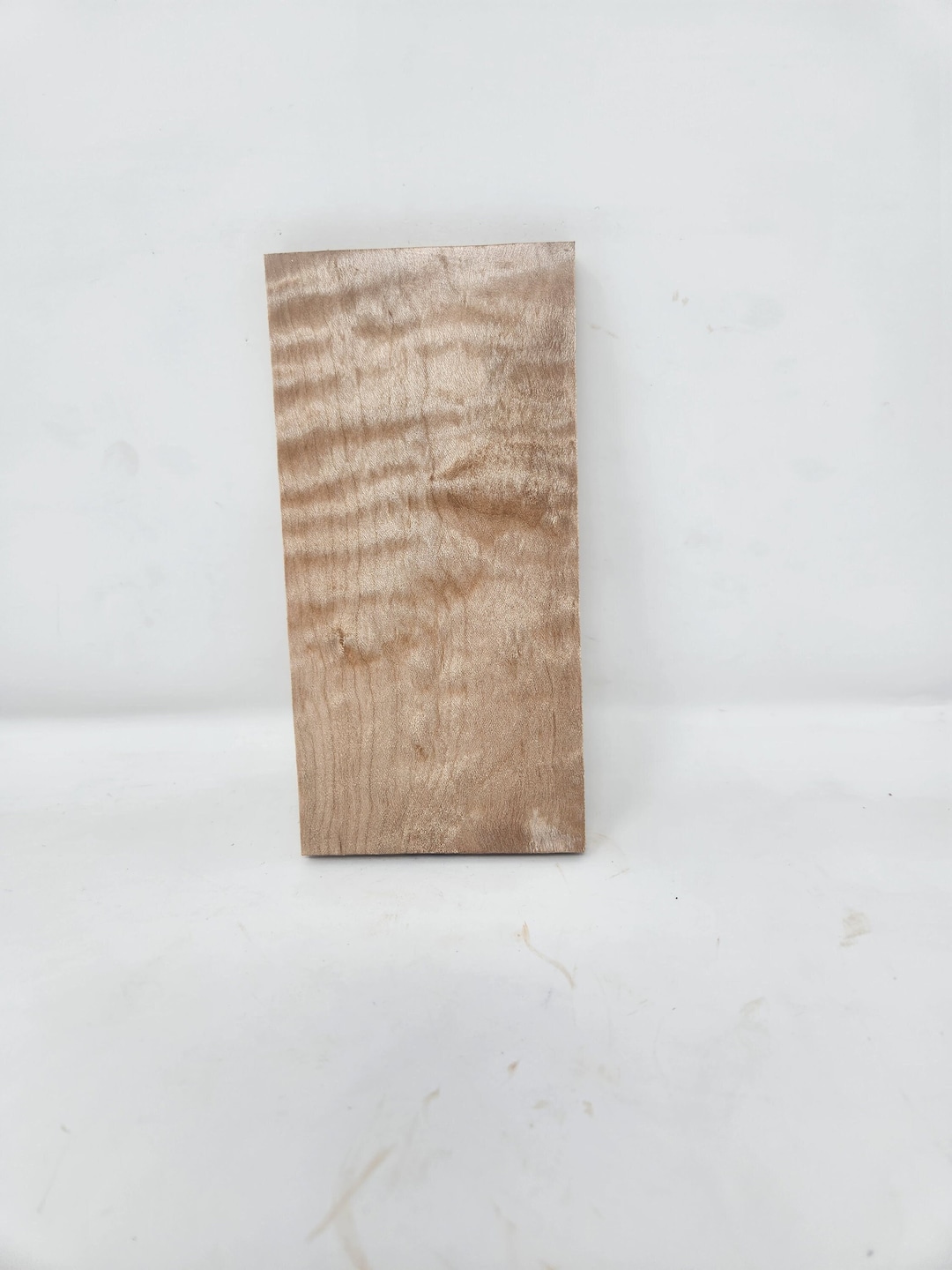 Figured Natural Curly Maple Knife Handle Material, Wide Knife Scale ...