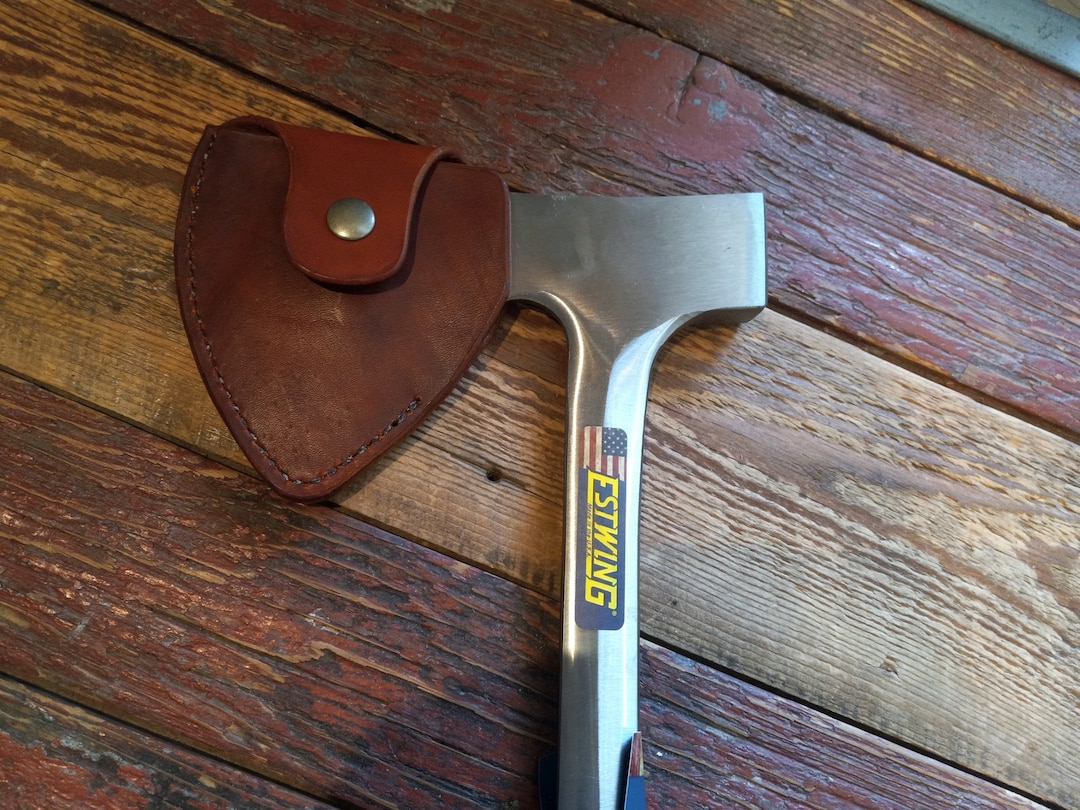 Genuine Leather Axe Sheath for Estwing 16" E44A and 26" E45A Camper's ...
