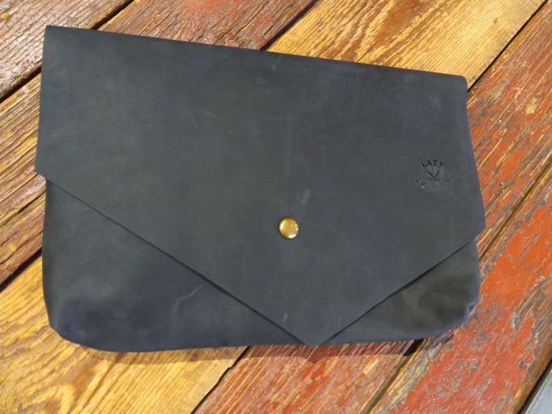Genuine Leather Envelope Style Diaper Wipe Clutch Bag Changing Clutch ...